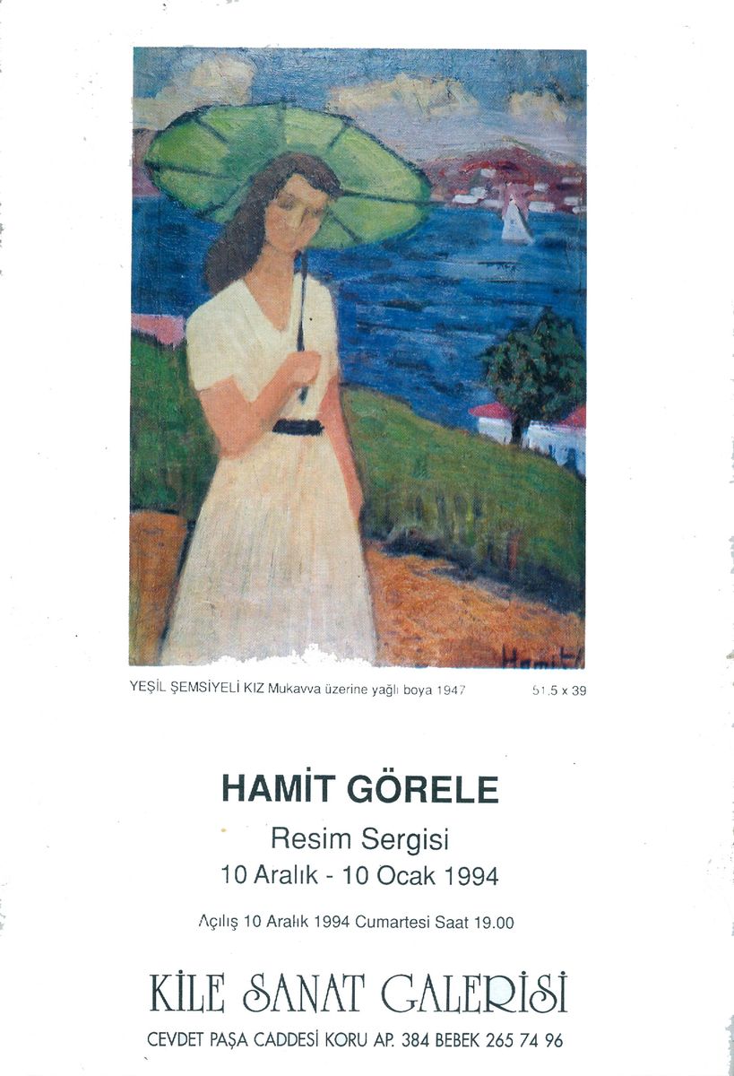 OKTAY ARAS - Hamit Görele Resim Sergisi 10 Aralık - 10 Ocak 1994